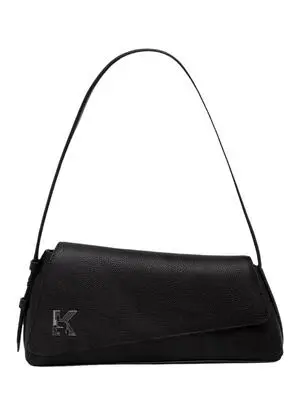 Karl Lagerfeld Logo-plaque Shoulder Bag - Black
