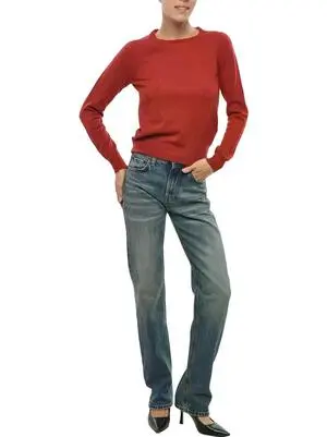 Malo Crew-neck Long-sleeve Sweater - Red