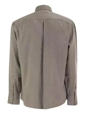 BRUNELLO CUCINELLI Button-down Box-pleat Shirt