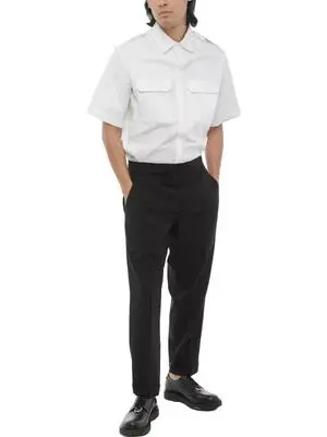 Neil Barrett Elasticated Waistband Trousers - Black
