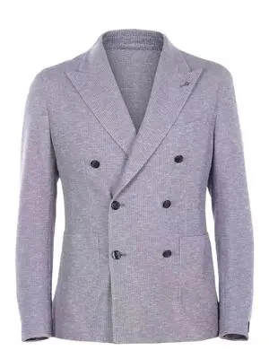 TAGLIATORE Double-breasted Peaked-lapel Blazer