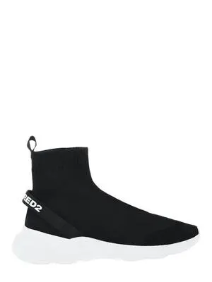 Dsquared2 Logo Detail Sock Sneakers - Black