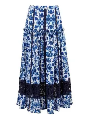 Clea Armina Maxi Skirt - White