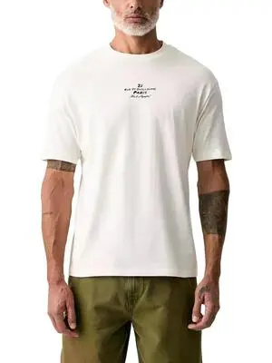 Karl Lagerfeld Rue St Guillaume Graphic-print T-shirt - White