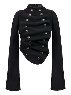 A.W.A.K.E. Mode Bib-front Structured Jacket - Black