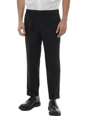 Neil Barrett Slim-fit Elasticated Waistband Trousers - Black
