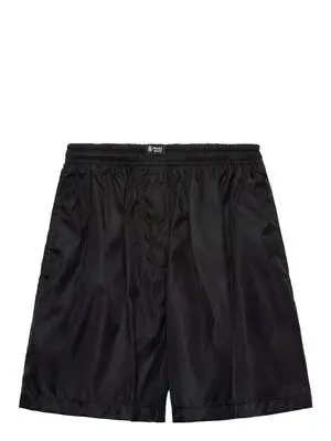 Prada Re-nylon Wide Leg Shorts - Black