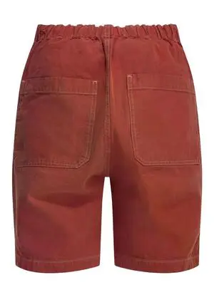 KAPITAL KAPITAL Contrast-Stitch Multi-Pocket Shorts