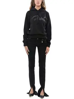 DIESEL® Logo Print Hoodie - Black