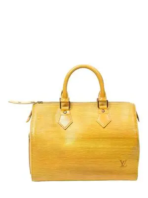 LOUIS VUITTON Louis Vuitton Epi Leather Speedy 25 Tote Bag Yellow