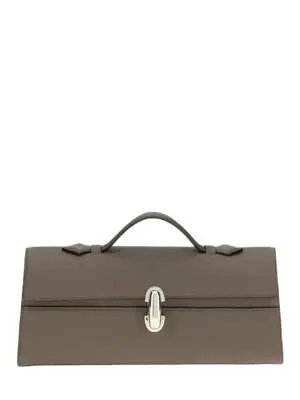 Savette Symmetry Pochette Tote Bag - Brown