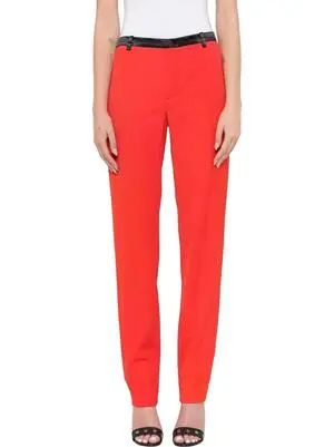 LANVIN Geranium Satin Waistband Trousers - Red
