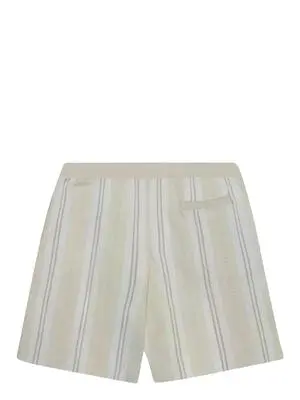 PATTA PATTA Pointelle-Knit Striped Shorts