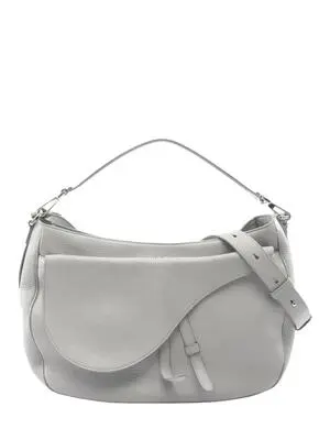 Dior Grained Calfskin Soft Saddle Satchel - Blue