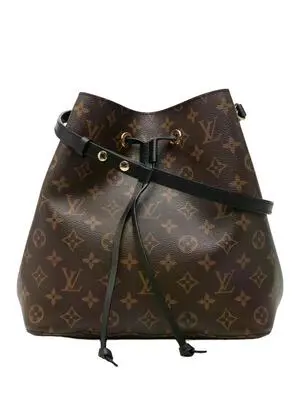 LOUIS VUITTON Monogram Neonoe Mm Bucket Bag - Black