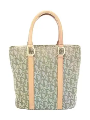 Dior Diorissimo Trotter Canvas Tote Bag - Green