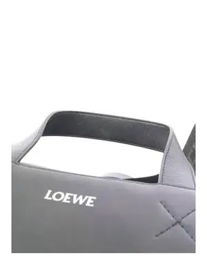 Loewe Leather Duffle Bag - Black