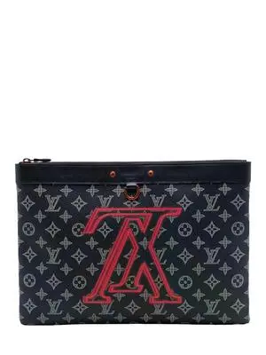 LOUIS VUITTON Monogram Ink Upside Down Apollo Pochette Clutch Bag - Blue