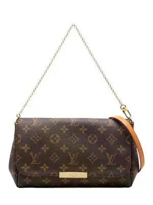 LOUIS VUITTON Monogram Favorite Mm Satchel - Brown