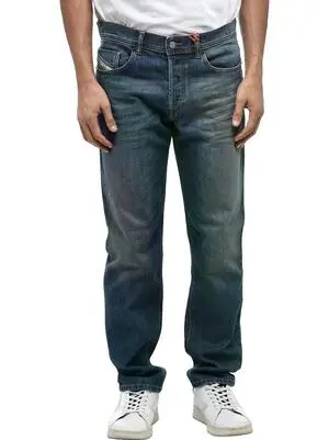 DIESEL® D-definitive Tapered Fit Jeans - Blue