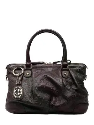Gucci Sukey Satchel - Brown
