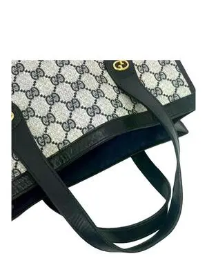 Gucci Gg Supreme Web Handbag - Neutrals