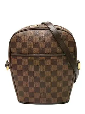 LOUIS VUITTON Damier Ebene Ipanema Pm Crossbody Bag - Brown
