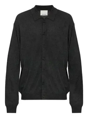 MARANT Joris Polo-collar Sweater - Grey
