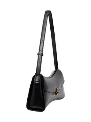 Karl Lagerfeld Logo Plaque Shoulder Bag - Black