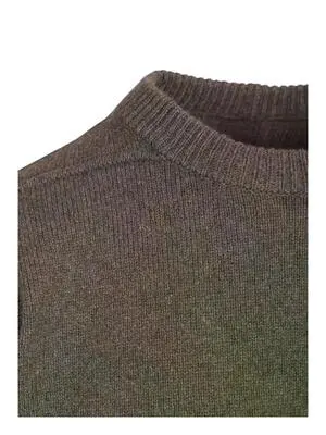 Rick Owens Round-neck Knitted Sweater - Brown