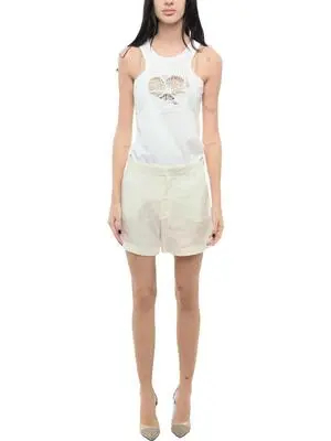 SUPER BLOND Belt-loop Shorts - Neutrals