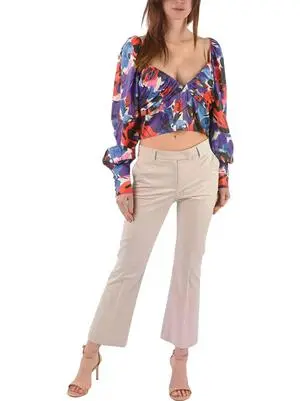 QUELLE2 Belt Loop Tailored Trousers - Neutrals