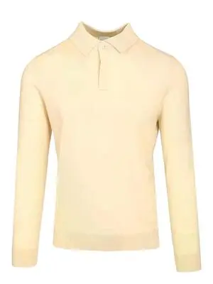 Paul Smith Merino Wool Polo Shirt - Neutrals