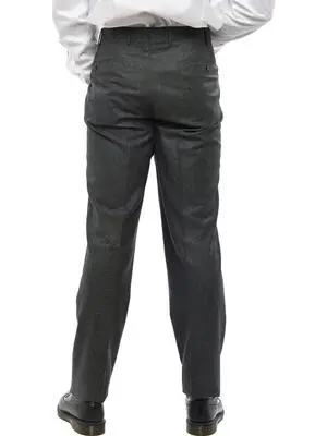 Corneliani Tailored Trousers With Pressed Crease - Grey