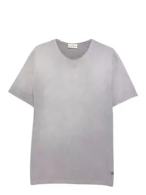 ANTIK DENIM Faded-effect Raw-cut T-shirt - Grey
