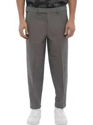 Neil Barrett Slim-fit Belt-loop Trousers - Grey
