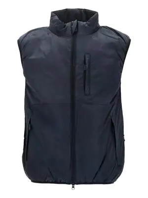 Aspesi Zip-up Padded Gilet - Blue
