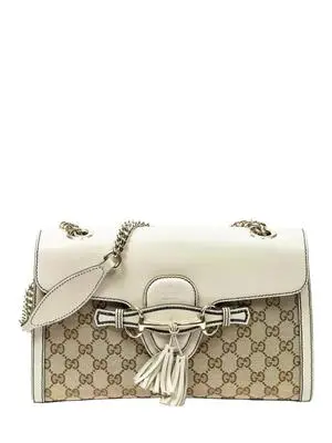 Gucci Medium Emily Gg Supreme Shoulder Bag - Neutrals
