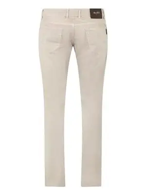 MOORER Five-pocket Jeans - White