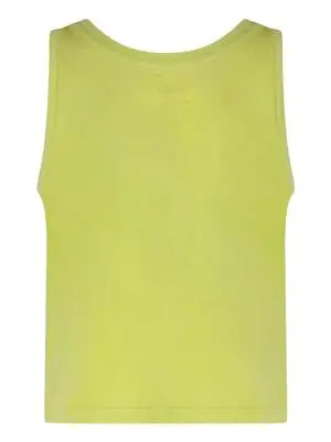 The Great. Ribbed Knit Tank Top - Yellow