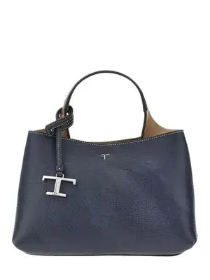 TOD'S T Timeless Leather Crossbody Bag - Blue