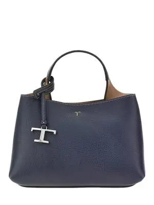 TOD'S T Timeless Leather Crossbody Bag - Blue