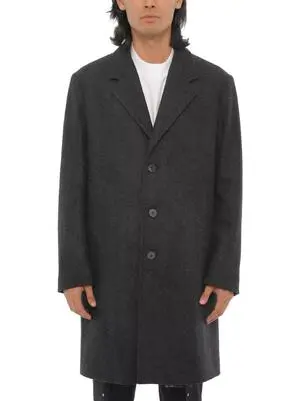 Neil Barrett Notched Lapel Single-breasted Coat - Grey