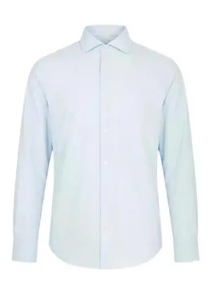 ALLEY DOCKS 963 Long-sleeve Button-down Shirt - Blue
