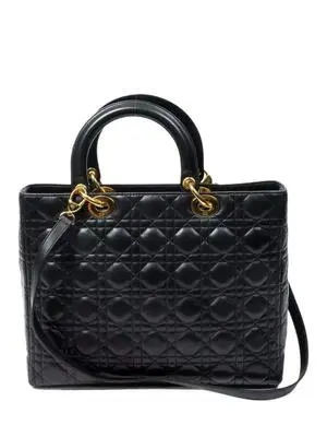 DIOR Christian Dior Lady Dior Tote Bag