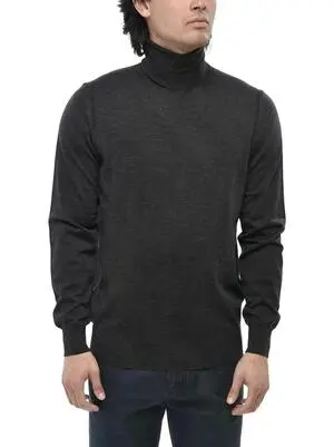 PAOLO PECORA Turtleneck Sweater - Grey