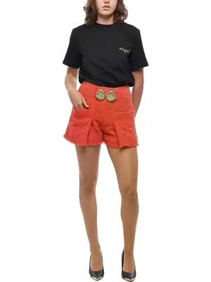 BALMAIN Balmain Escargot Jewel-Detail Shorts