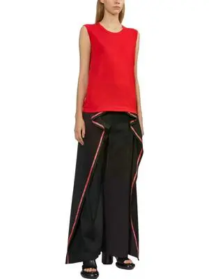 JUNYA WATANABE Junya Watanabe Black Taping Wide-Leg Trousers
