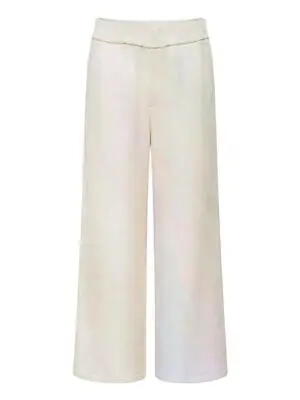 Martin Martin Ivory White Wide-leg Trousers - Neutrals