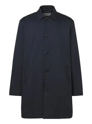 Canali Car Coat - Blue